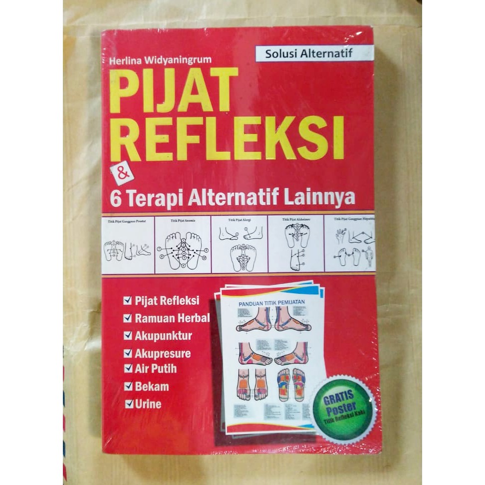 Jual Pijat Refleksi & 6 Terapi Alternatif Lainnya (Bonus Poster Titik ...