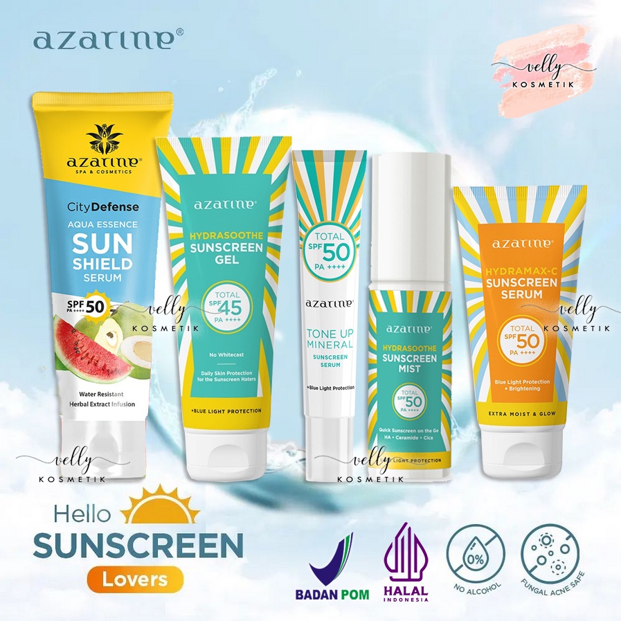 Jual Azarine Sunscreen Hydrasoothe | Sunscreen Mist | Hydramax C ...