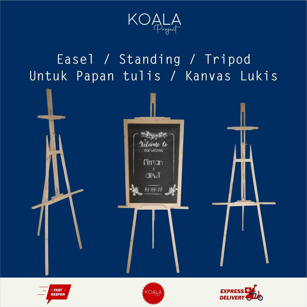 Jual EASEL WOODEN FRAME FOTO LUKIS STAND KAYU - KOALA PROJECT | Shopee ...