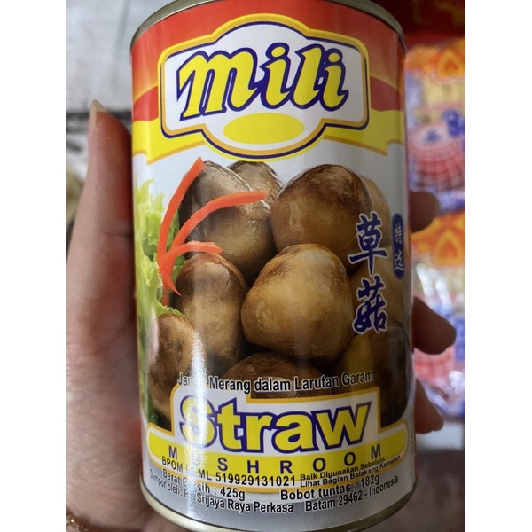 Jual Jamur Merang kaleng/Straw Mushroom/Sayur Kaleng | Shopee Indonesia