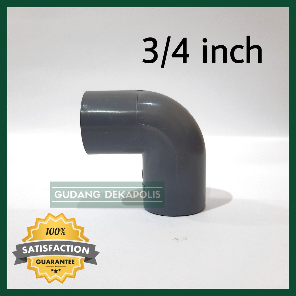 Jual KNIE JAYA PVC TS 3/4" INCH ELBOW L KENI FITTING PVC | Shopee Indonesia