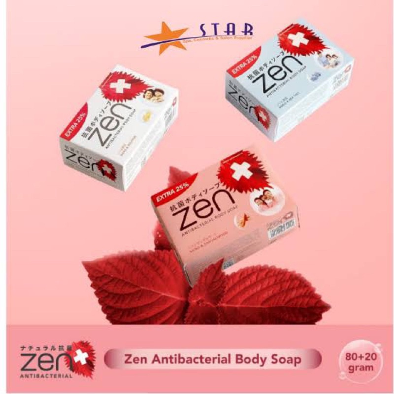 Jual Sabun zen antibacterial batang 80gr | Shopee Indonesia