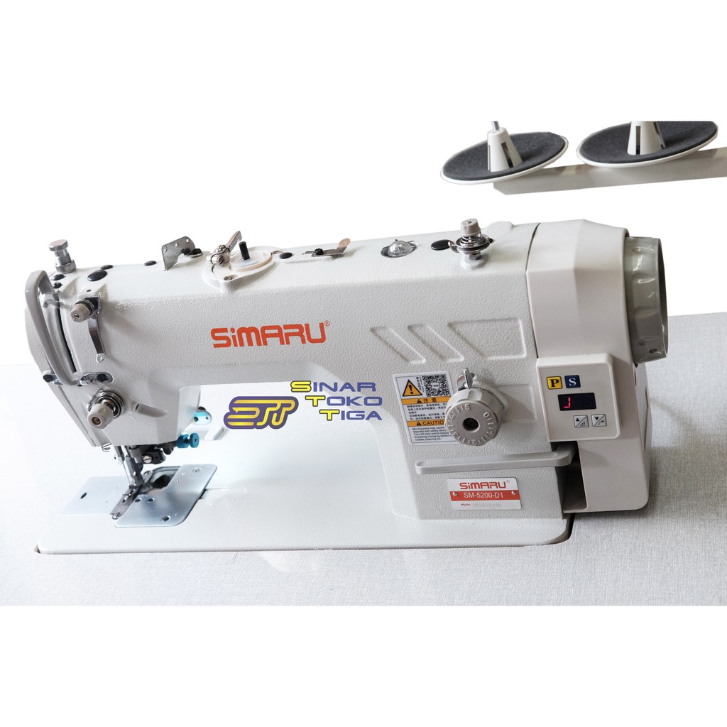 Jual MESIN JAHIT SIMARU DLM DENGAN PISAU POTONG BAHAN SM 5200 D1 SM5200 ...