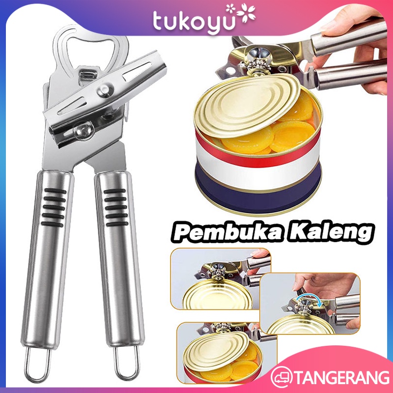 Jual Stainless Pembuka Kaleng Manual/Can Opener/Alat Pembuka Kaleng ...