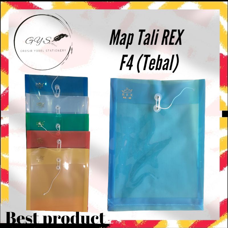 Jual Map Tali Plastik / Bag file Folder/ map plastik F4 (PCS) | Shopee ...