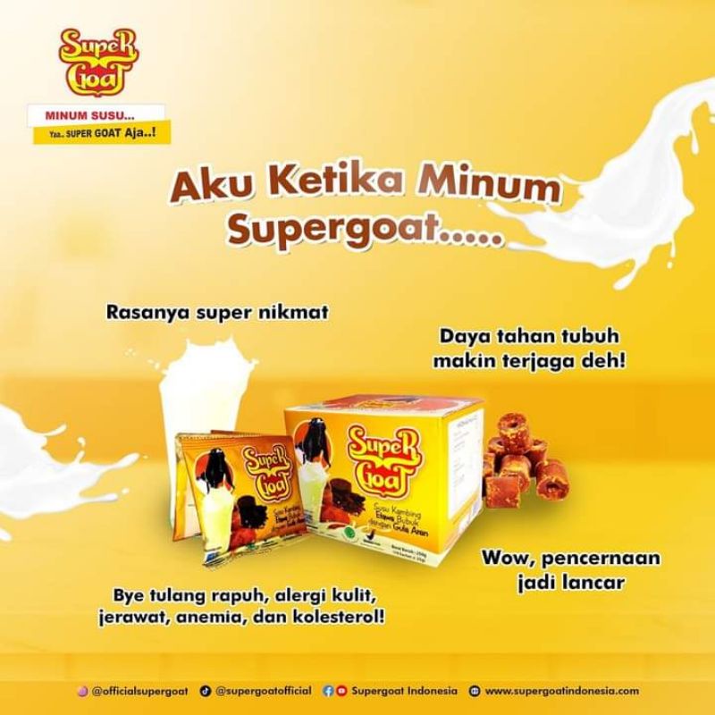 Jual susu kambing Super goat gula aren | Shopee Indonesia