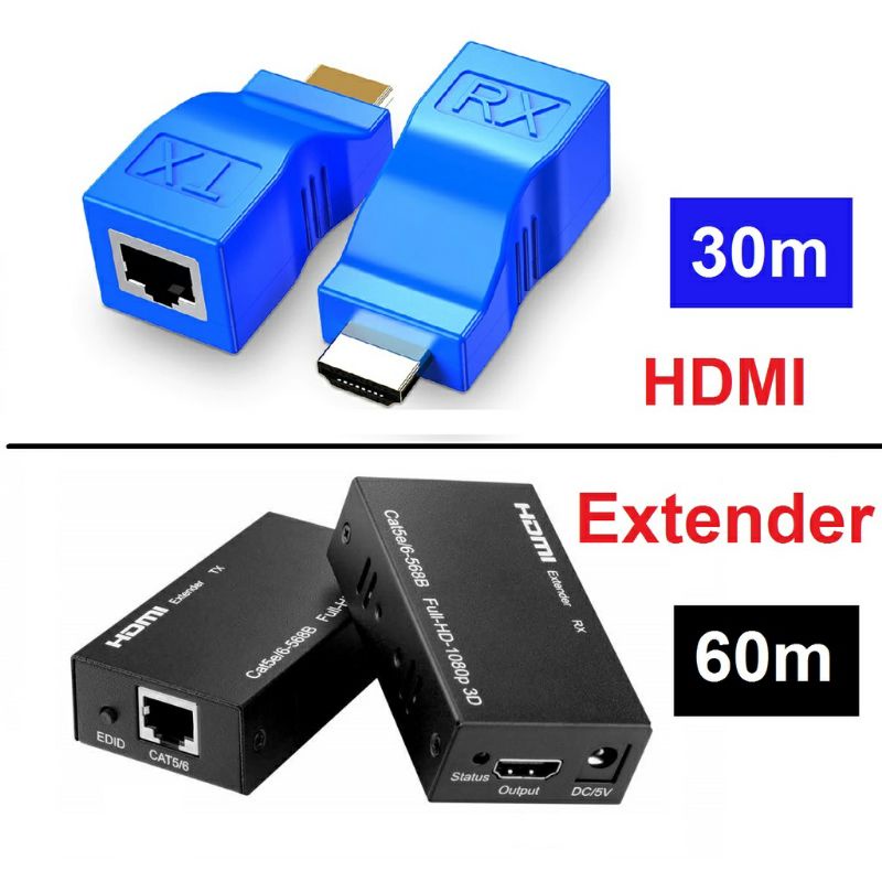 Jual HDMI Extender by LAN Cable | Shopee Indonesia