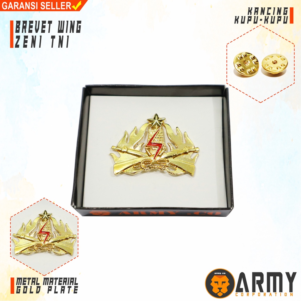 Jual wing brevet zeni tni | Shopee Indonesia