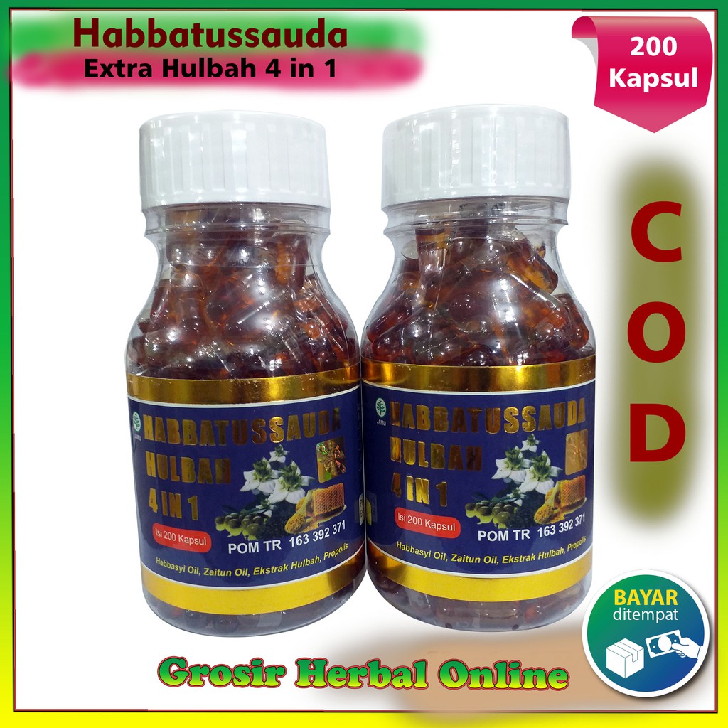 Jual Habatusauda Hulbah 4 in 1 200 Kapsul | Shopee Indonesia
