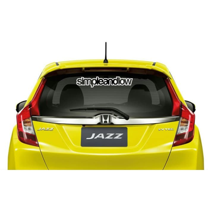 Jual Stiker Kaca Belakang Mobil Simple And Slow - Car Decal Sticker ...