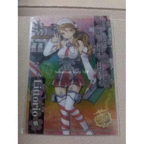 Jual ORI Wafer Card Littorio Italia Kantai Collection Kancolle Kartu ...