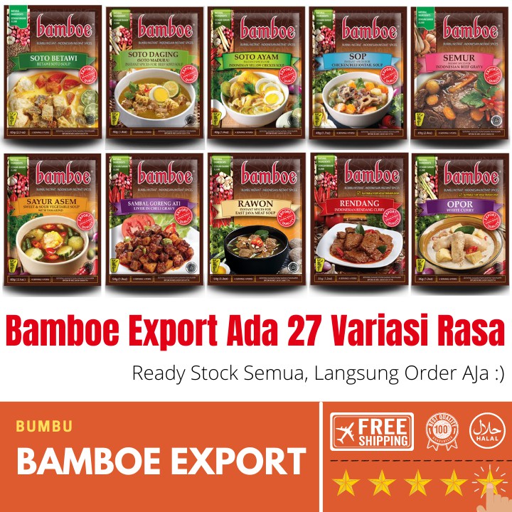 Jual Bumbu Masak Instan Bamboe semua rasa |Tongseng | Sop | Balado ...