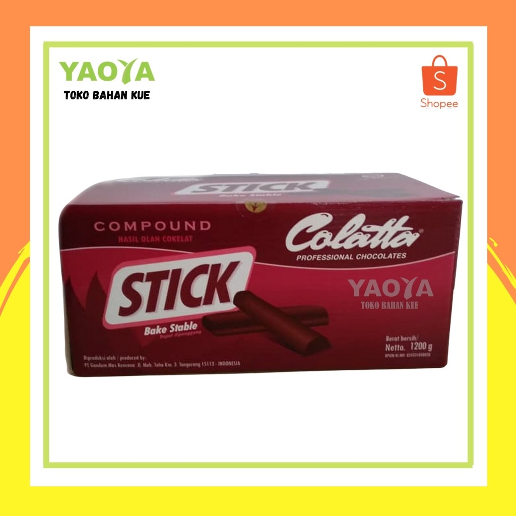 Jual COLATTA CHOCOLATE STICK COMPOUND 1,2kg | Shopee Indonesia