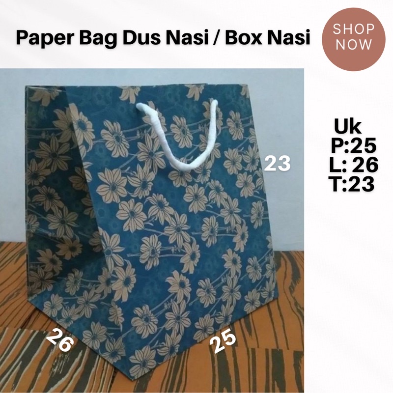 Jual Paper Bag Dus Nasi - Paper Bag Kotak Nasi - Paper Bag Box Nasi ...