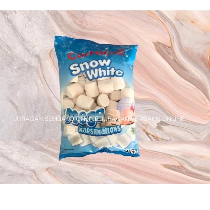 Jual mh Baru CORNICHE Marshmallow Mega Snow White 300 g HALAL BESAR ...