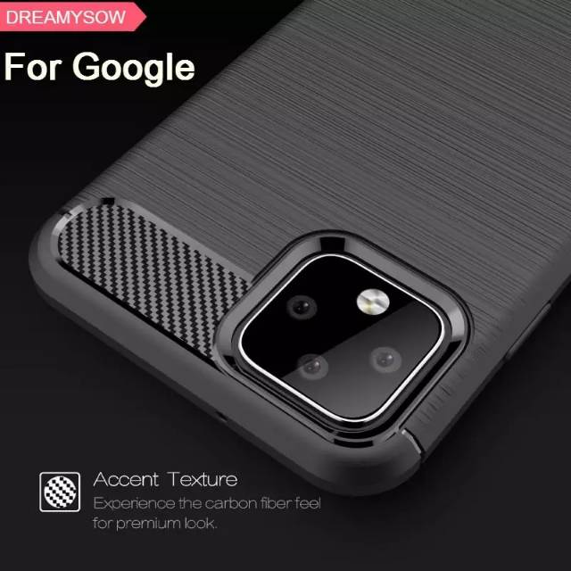 Jual CASE GOOGLE PIXEL 4 4XL CASING RUGGED SOFTCASE SILICONE CARBON ...