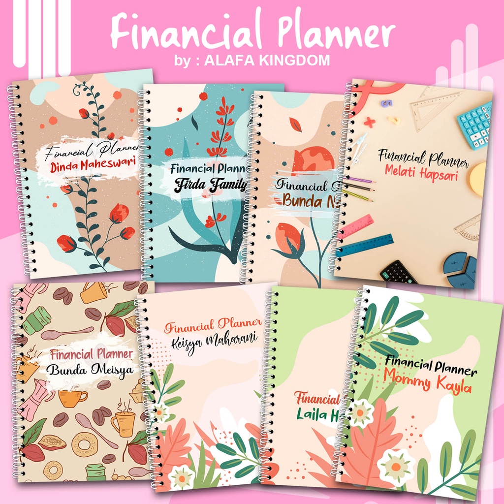 Jual AlafaKingdom Financial Planner / Buku Catatan Keuangan Custom ...