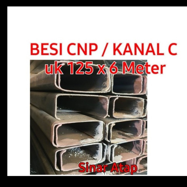 Jual BESI CNP / KANAL C 125 TINGGI 4 cm TEBAL 2MM FULL PANJANG 6 Meter ...
