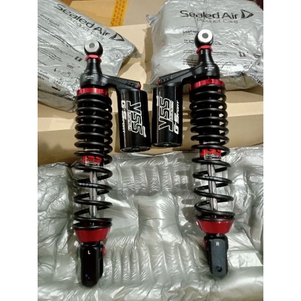 Jual SHOCK YSS G-SPORT BLACK SERIES PCX 160 SMOOTH BLACK/BLACK | Shopee Indonesia