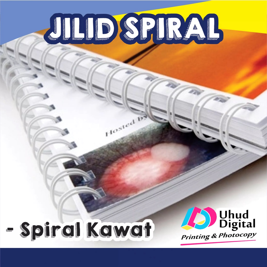 Jual JILID SPIRAL RING KAWAT A4 B5 F4 FOLIO | Shopee Indonesia