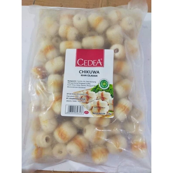Jual Cedea Chikuwa ikan olahan 1kg frozen food | Shopee Indonesia