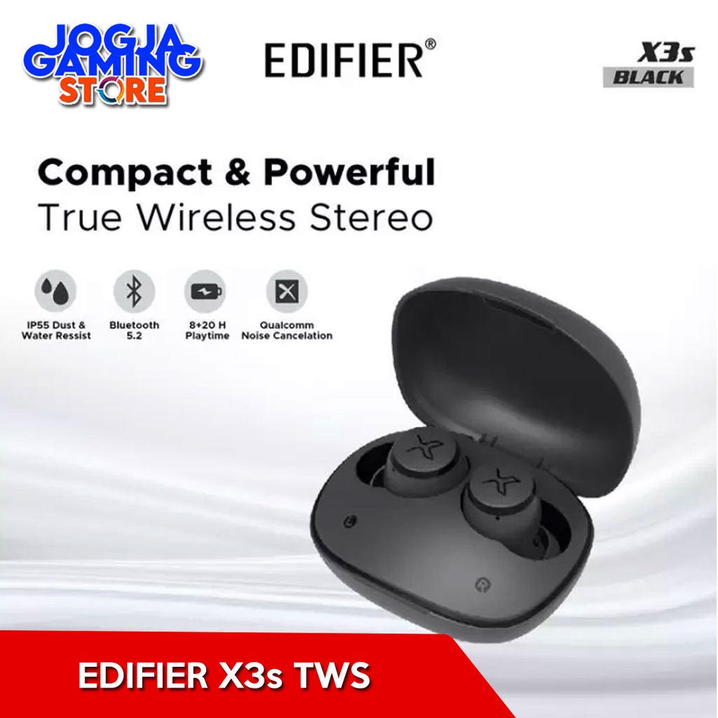 Jual EDIFIER TWS X3s TRUE WIRELESS STEREO EARBUDS | Shopee Indonesia