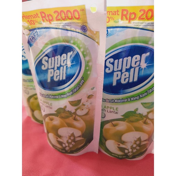 Jual SUPER PELL Pembersih Lantai 2000 an 111ml | Shopee Indonesia
