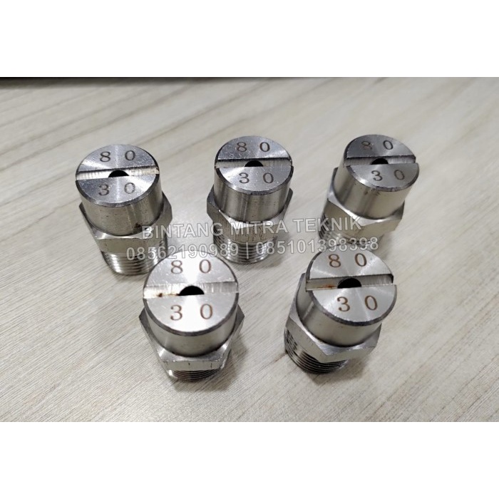 Jual VEE JET SRAY NOZZLE FLAT FAN SPRAY NOZLE 1/2" 80 DERAJAT | Shopee ...
