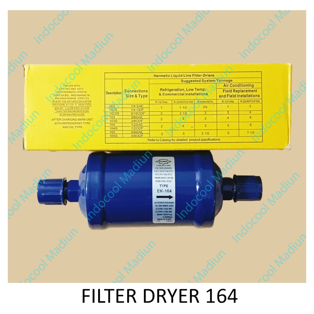 Jual FD164 Filter Dryer Ek-164 Inlet/Outlet 1/2" | Shopee Indonesia
