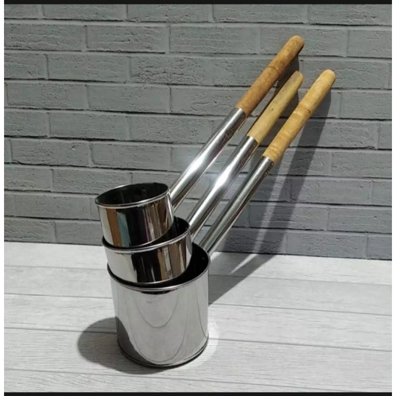 Jual Gayung Air Stainless Steel Set 3 Pcs Gayung Bajigur | Shopee Indonesia