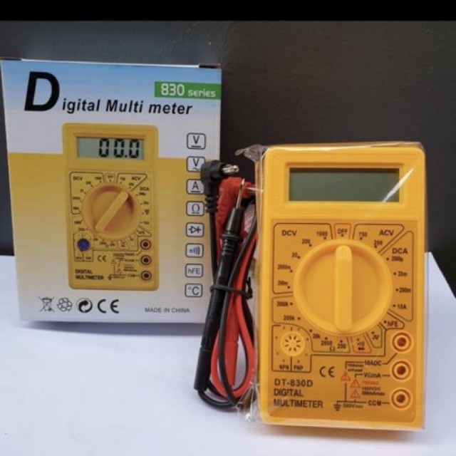 Jual Digital Multimeter Avo Meter Digital Multitester Pocket DT830D ...