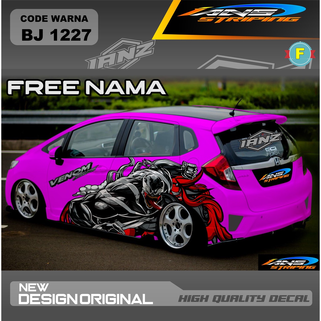 Jual STICKER DECAL VARIASI MOBIL HONDA JAZZ / STIKER DECAL MOBILIO ...