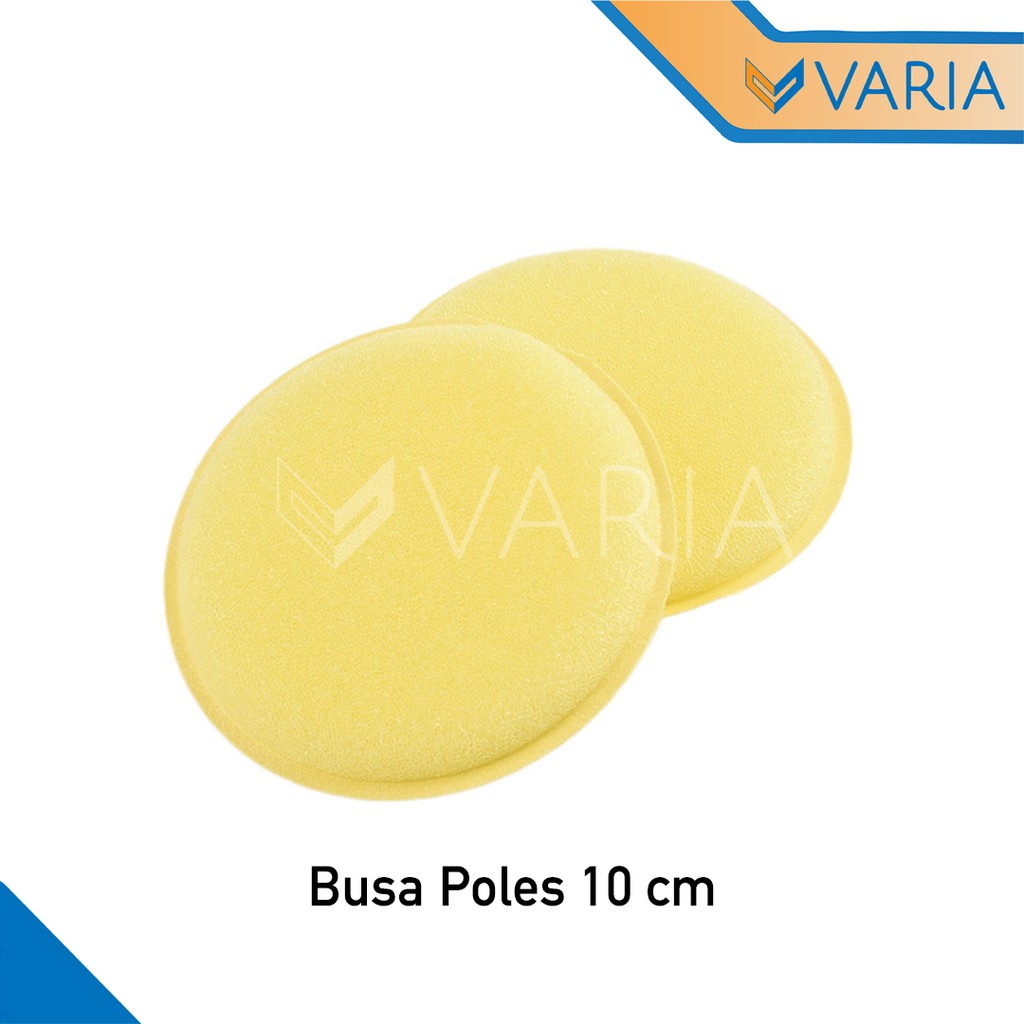 Jual Busa Poles Wax Applicator Pad Spon Sponge Body Mobil Motor 10 cm ...