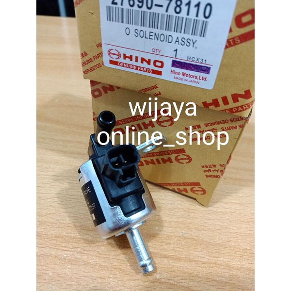 Jual selenoid assy atau magnetic Valve HT130 12V Hino Dutro 27690-78110 ...