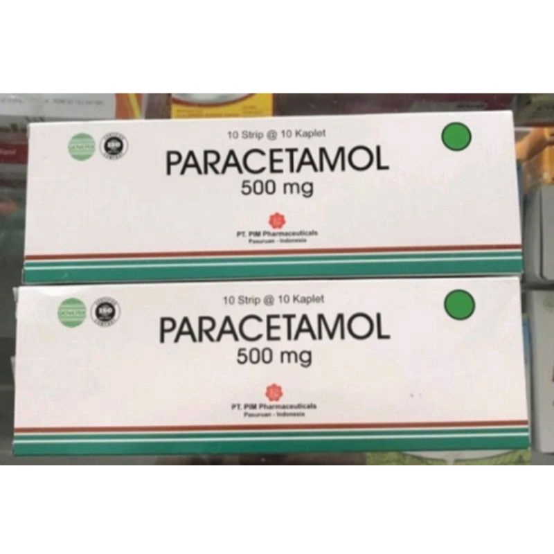 Jual PARACETAMOL 500 MG BOX (100 TABLET) | Shopee Indonesia