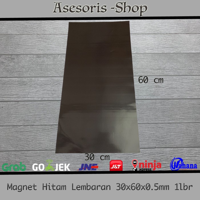 Jual Magnet Hitam Lembar Lembaran 30x60x0.5 | Shopee Indonesia
