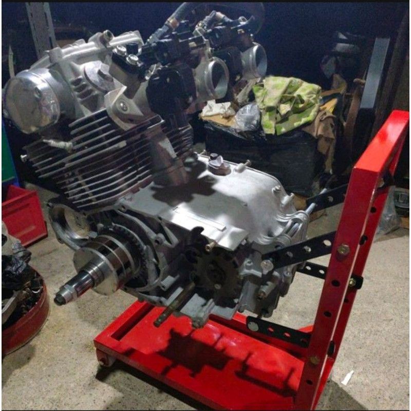 Jual stp pegangan mesin engine stand model bak dudukan mesin alat ...