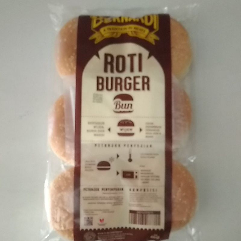 Jual roti burger wijen bernardi | Shopee Indonesia