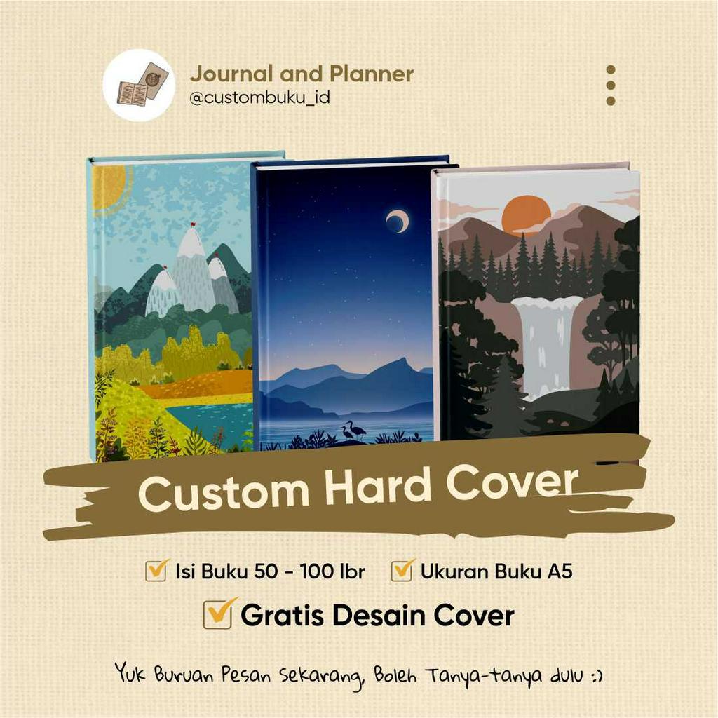 Jual [COD] Notebook Custom Hardcover / Buku Custom Nama / Notebook ...