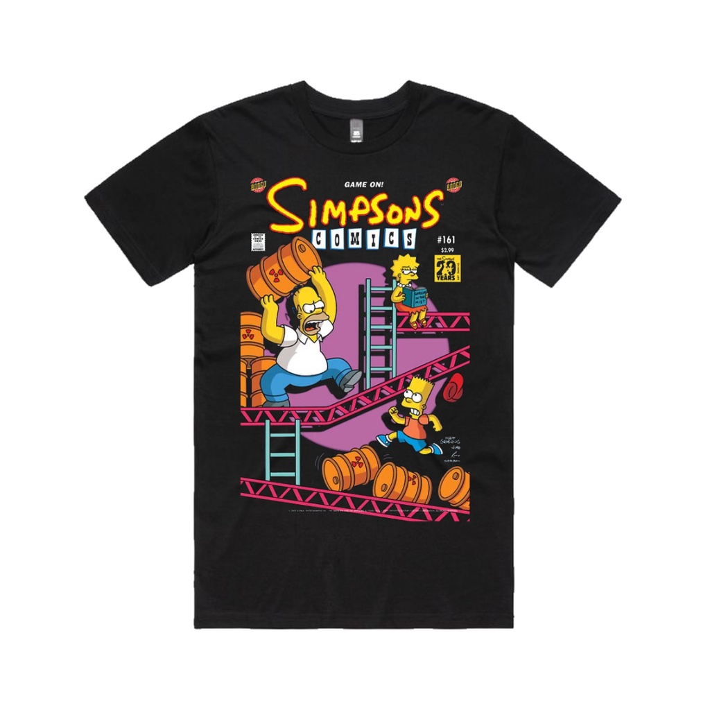 Jual Psycho Crucify "Simpsons" Reguler T-Shirt | Black | Kaos Simpsons ...
