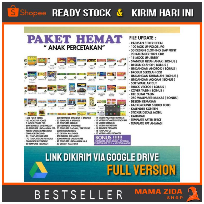 Jual PAKET TEMPLATE DESAIN UNDANGAN DIGITAL | Shopee Indonesia