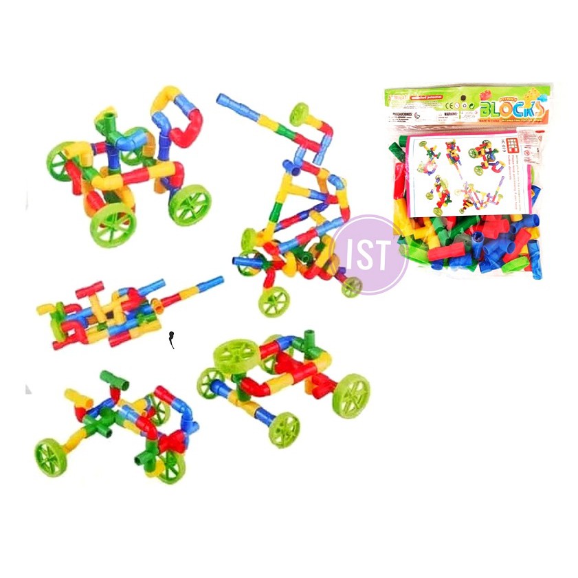 Jual Mainan Permainan Maenan Edukasi Crative Kreatifitas Rakitan Susun ...