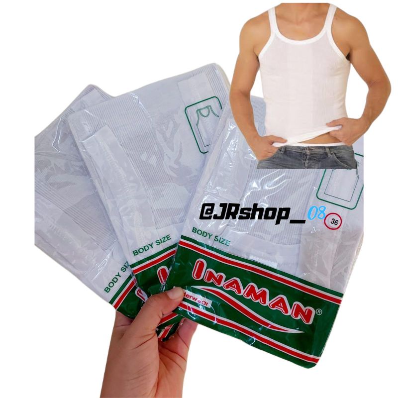 Jual singlet pria putih dewasa inaman / kaos dalam pria / singlet cowok ...
