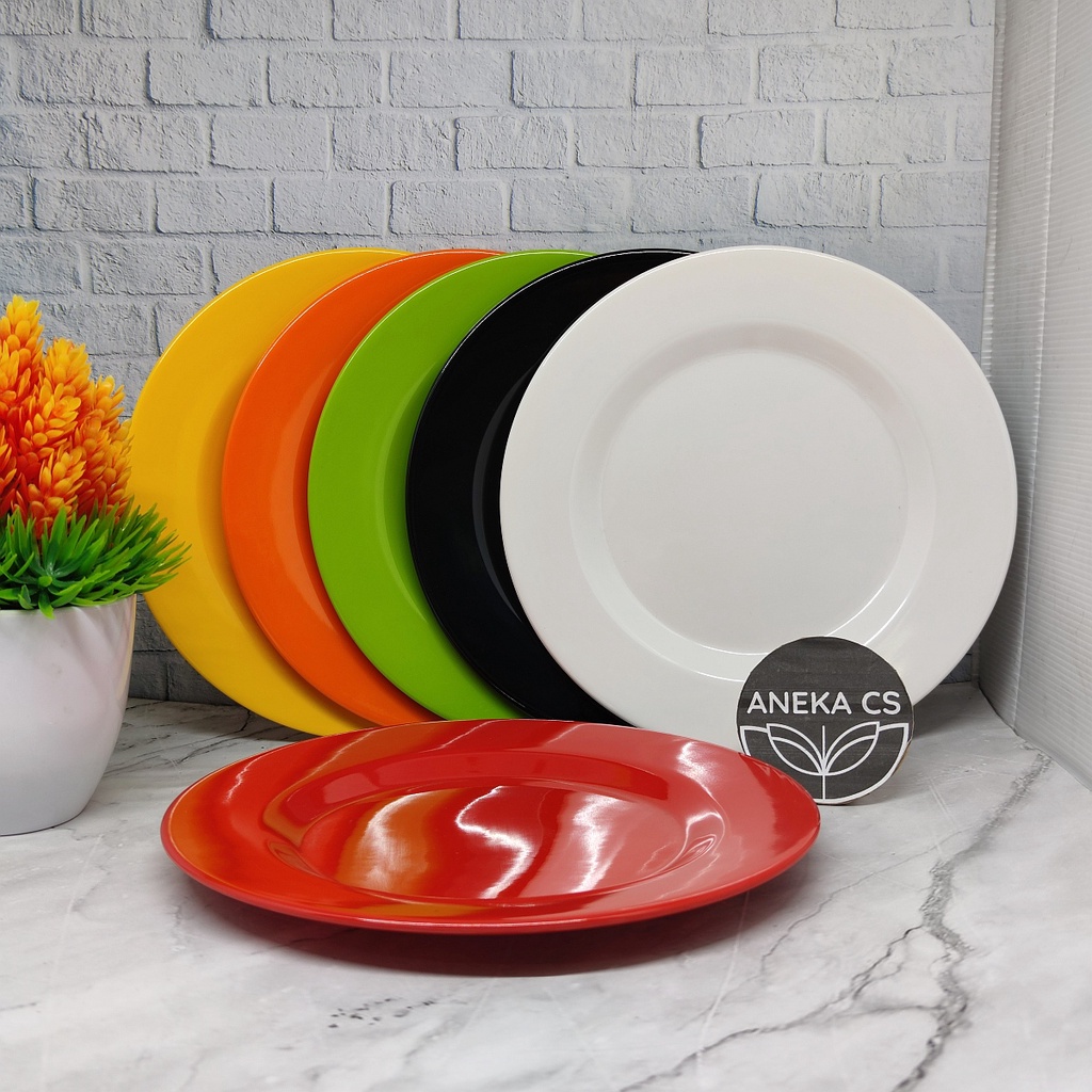 Jual Piring Makan Ceper Melamin 9 Inch - Piring Ceper - Piring Saji ...