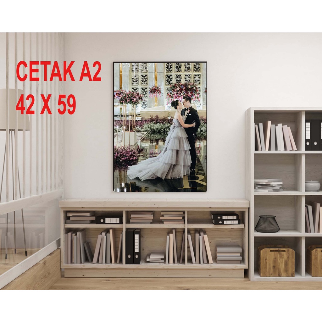 Jual Cetak Foto+Bingkai HD UK A2 (42X59) cm media MDF 6 mm | Shopee ...