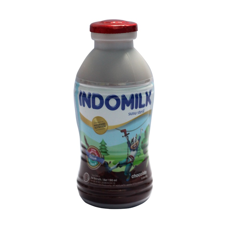 Jual Indomilk Susu Cair Coklat Botol 190Ml | Shopee Indonesia