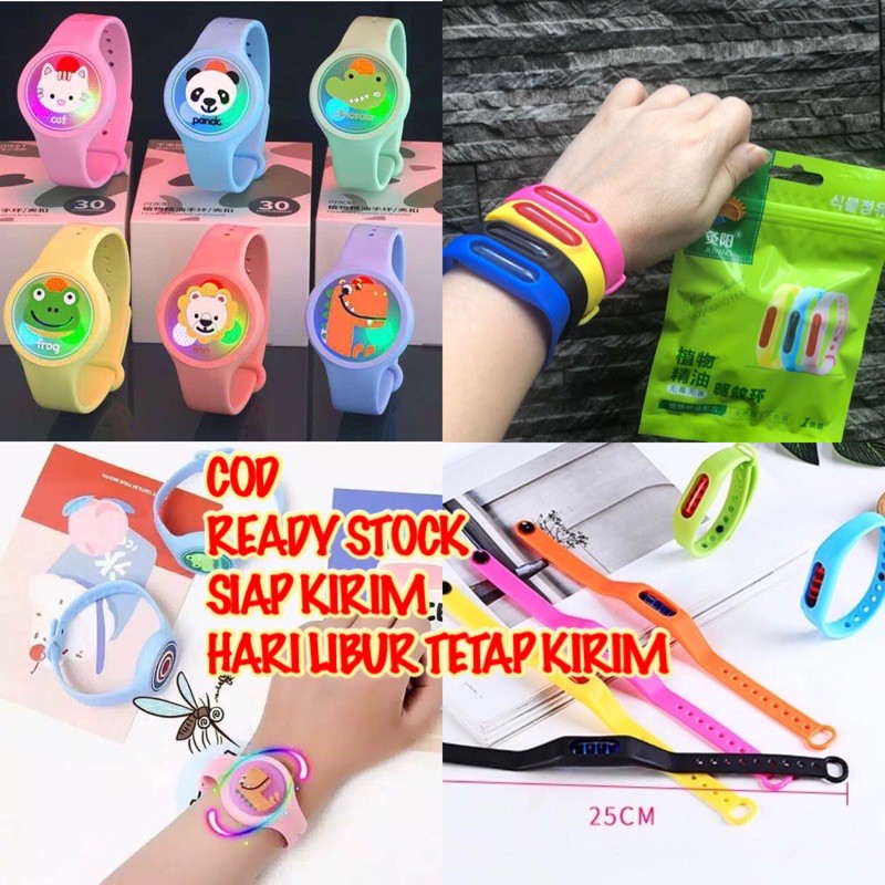 Jual COD! READY ATOCK! JAM LED anti nyamuk Anak & Dewasa / GELANG ...