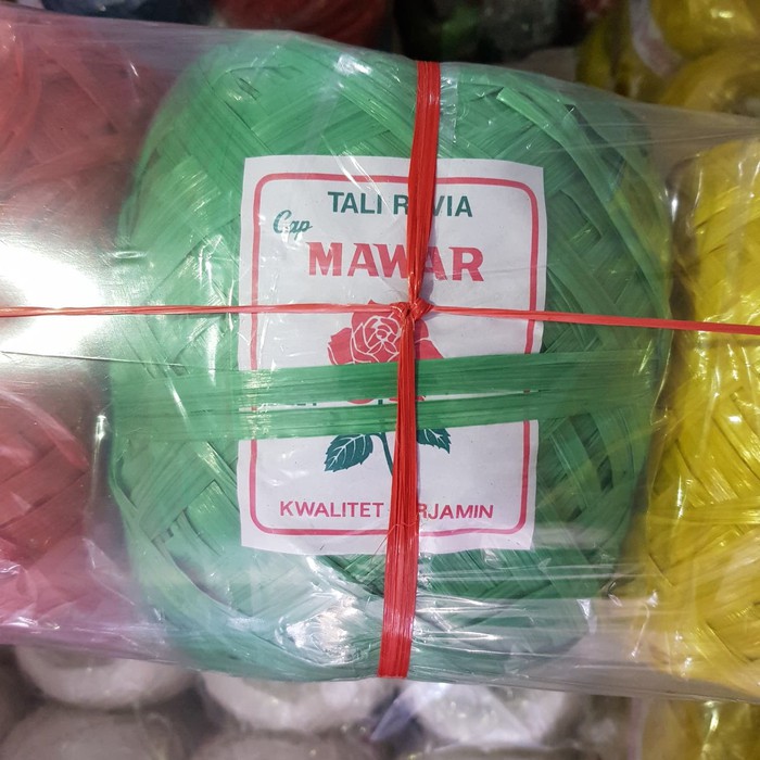 Jual Tali rafia cap Mawar 1 kg | Shopee Indonesia