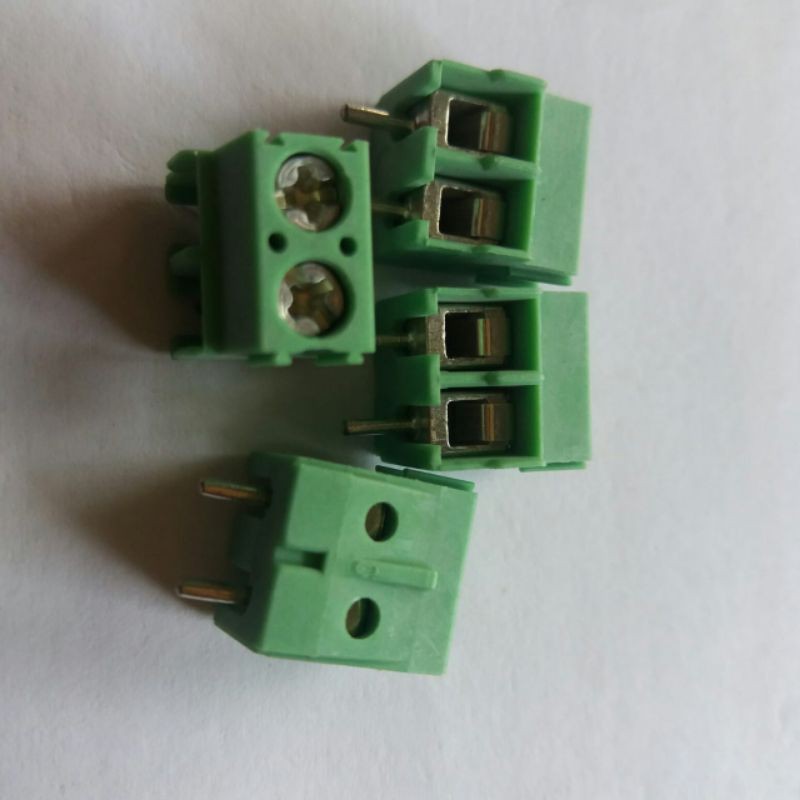 Jual terminal blok 2pin terminal blok 2pin hijau | Shopee Indonesia
