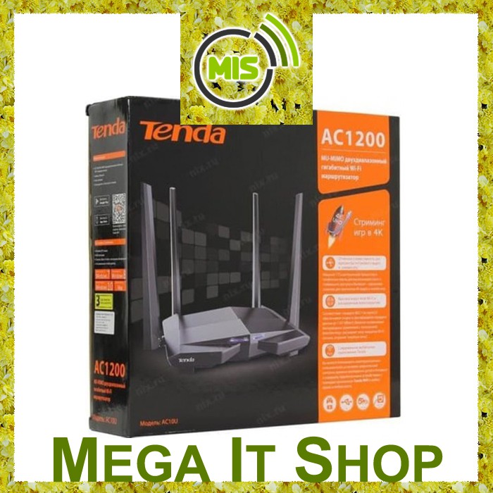 Jual Tenda AC10U - AC1200 MU-MIMO Smart Dual-Band Gigabit WiFi | Shopee Indonesia